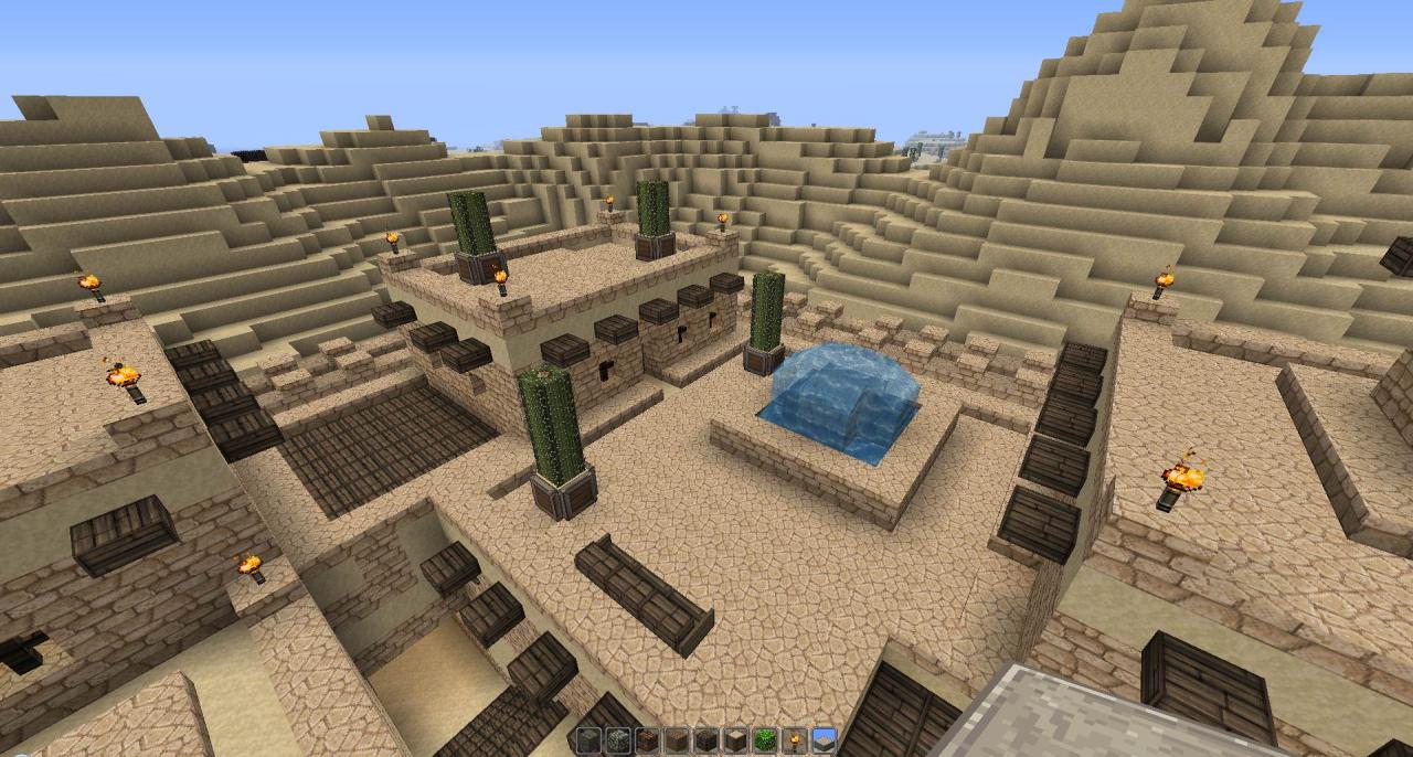Desert Town Minecraft Map